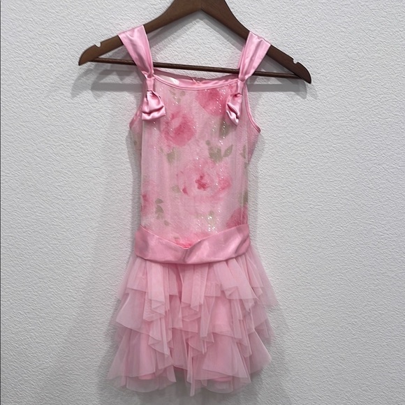 Biscotti | Dresses | Biscotti Pink Dress With Tulle Layers And Sequin ...